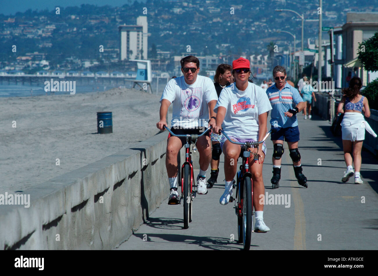 Ocean Front Walk / San Diego Stock Photo - Alamy