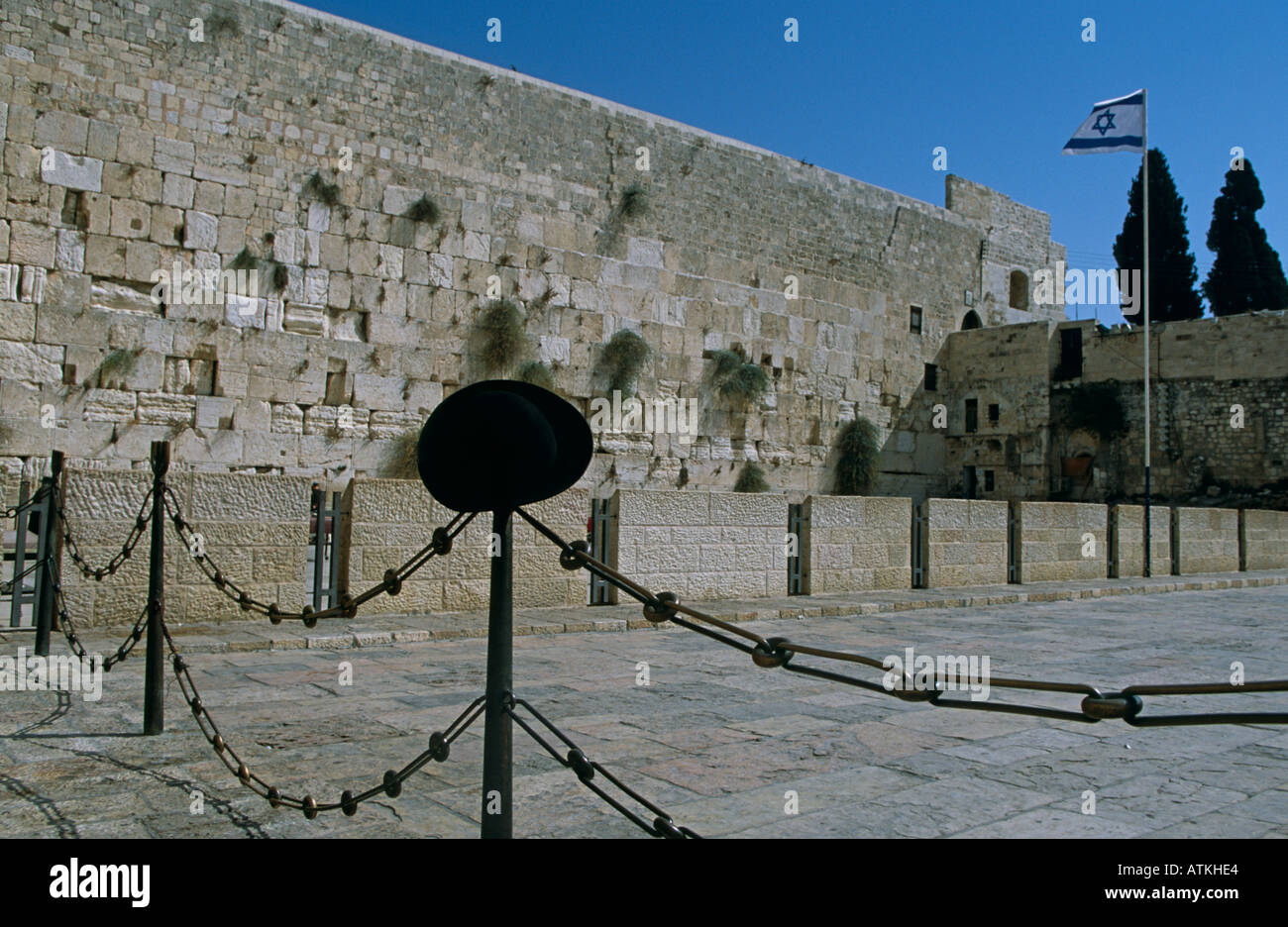 The Wailing Wall Old Walled City Jerusalem Israel Stock Photo - Alamy