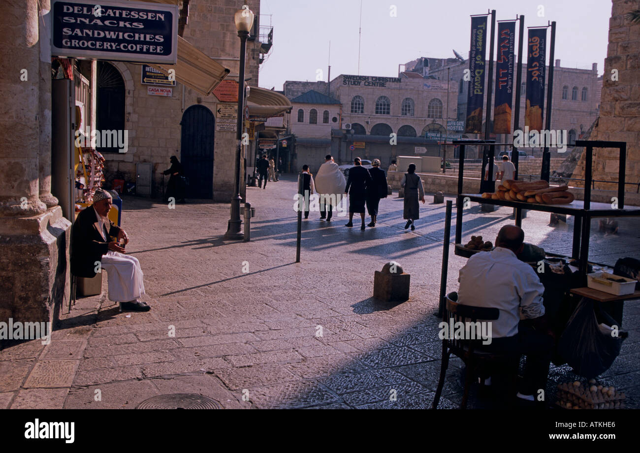 A street scene in Jerusalem Stock Photo - Alamy