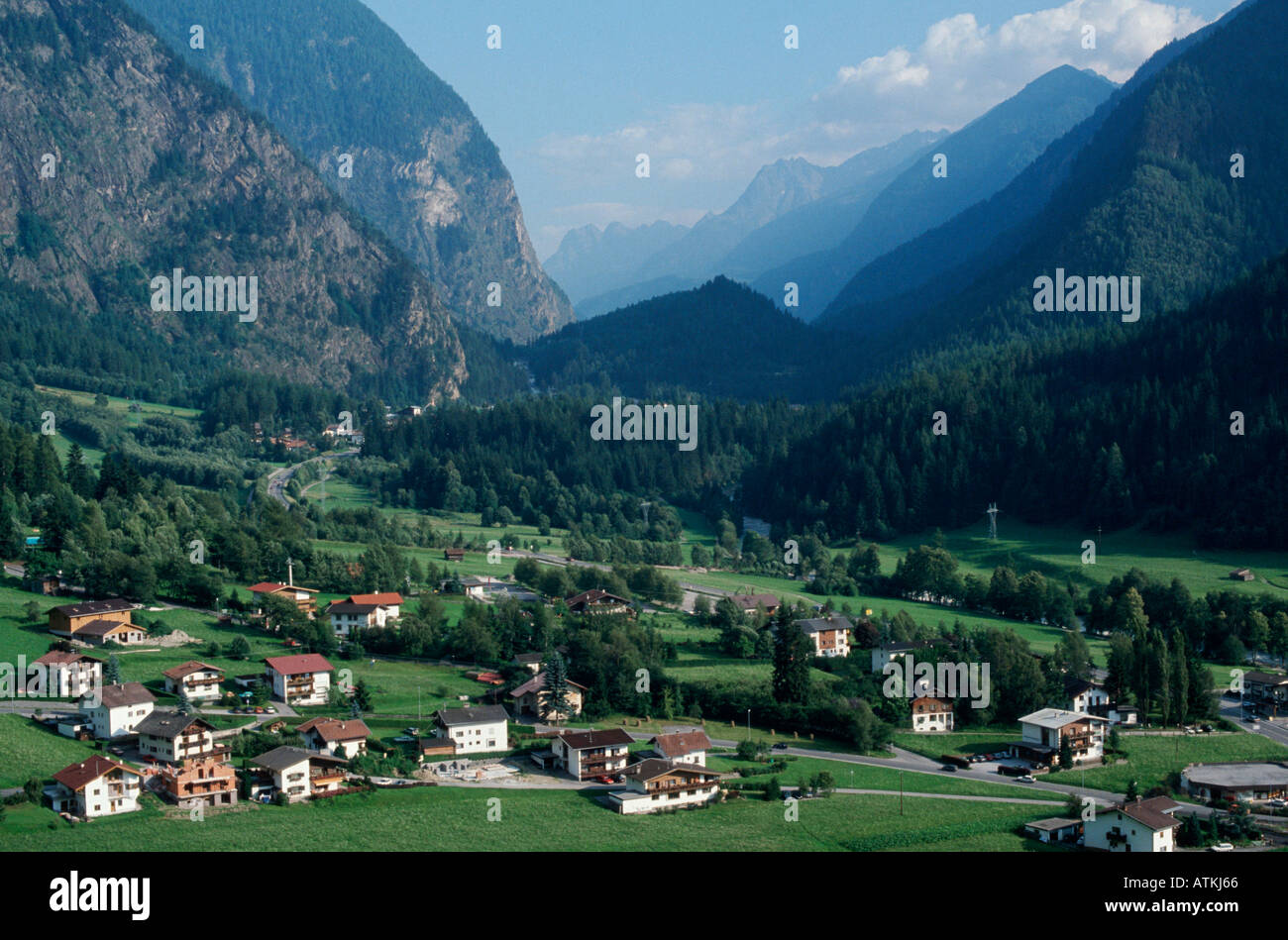 View on Oetz Stock Photo - Alamy