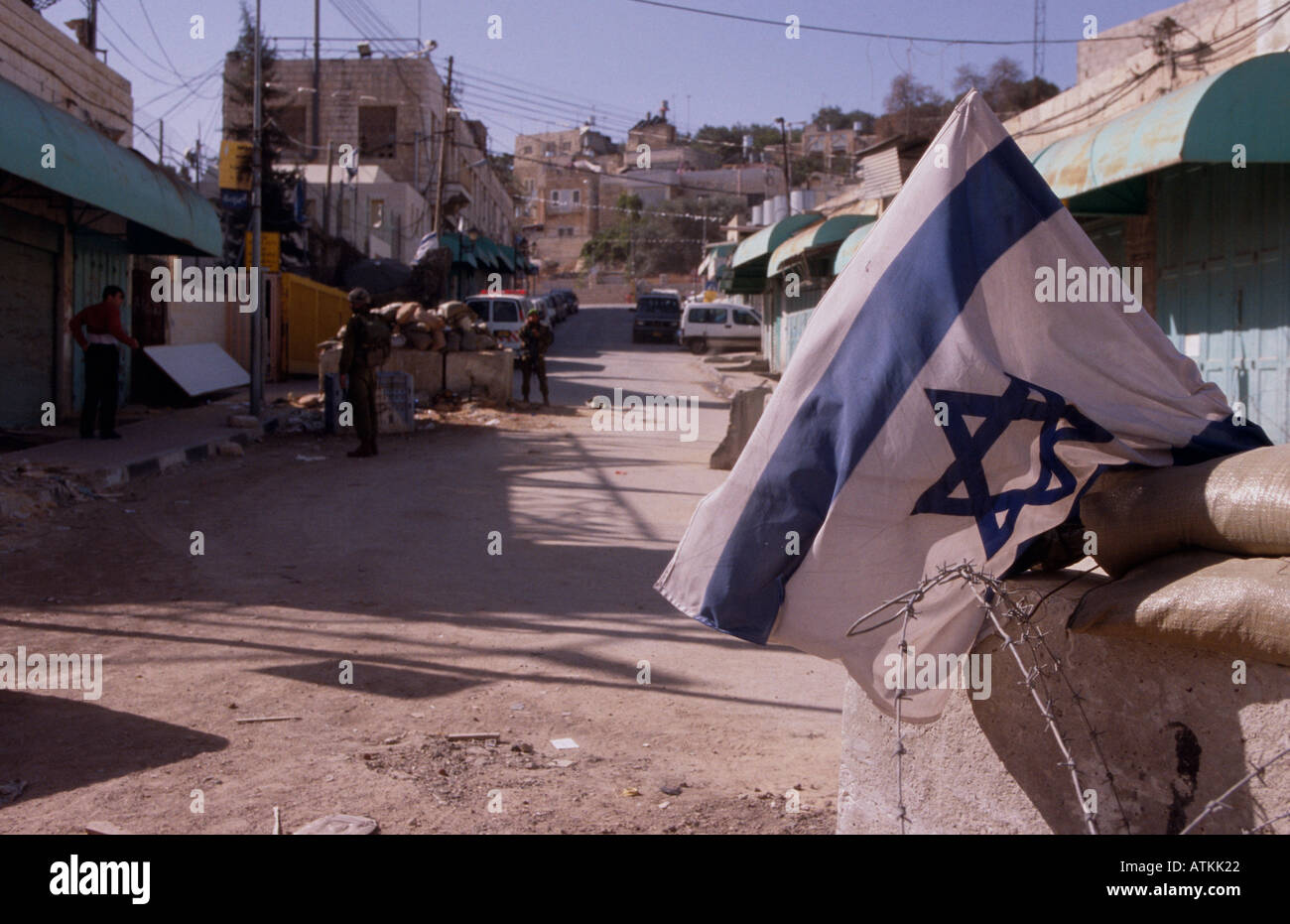 Israeli checkpoint centre of Hebron Stock Photo - Alamy