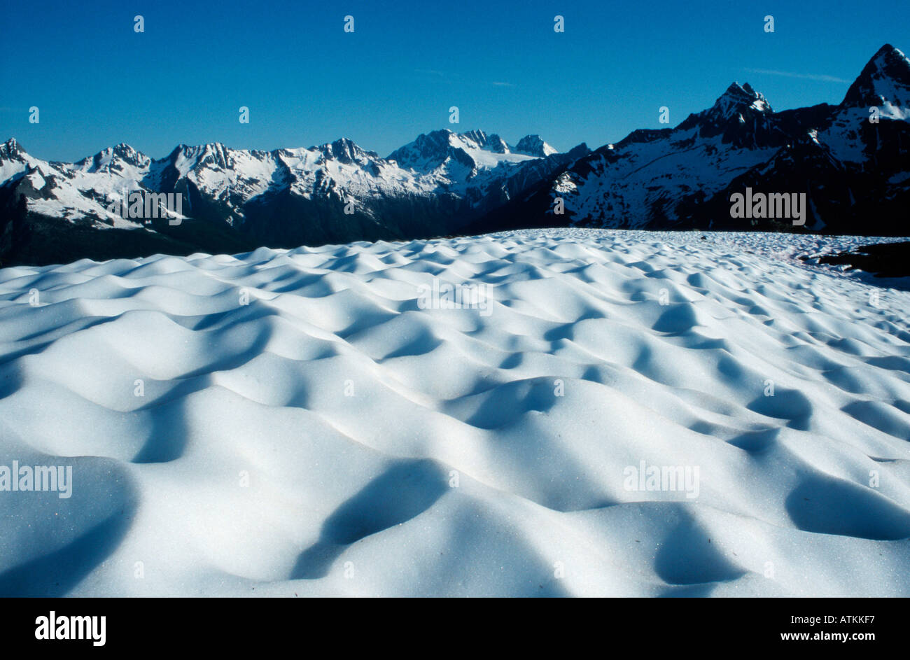 Snow field / Schneefeld Stock Photo - Alamy