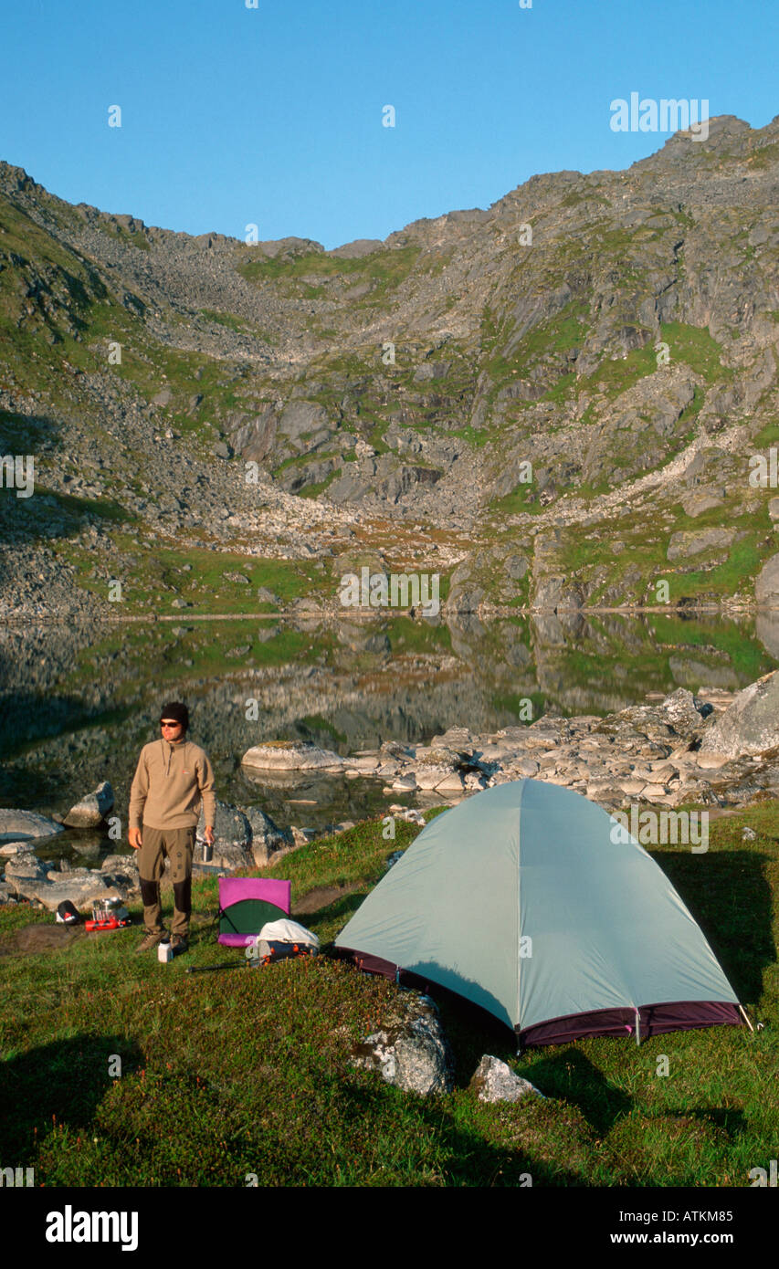 Camping / Hatcher Pass Stock Photo - Alamy
