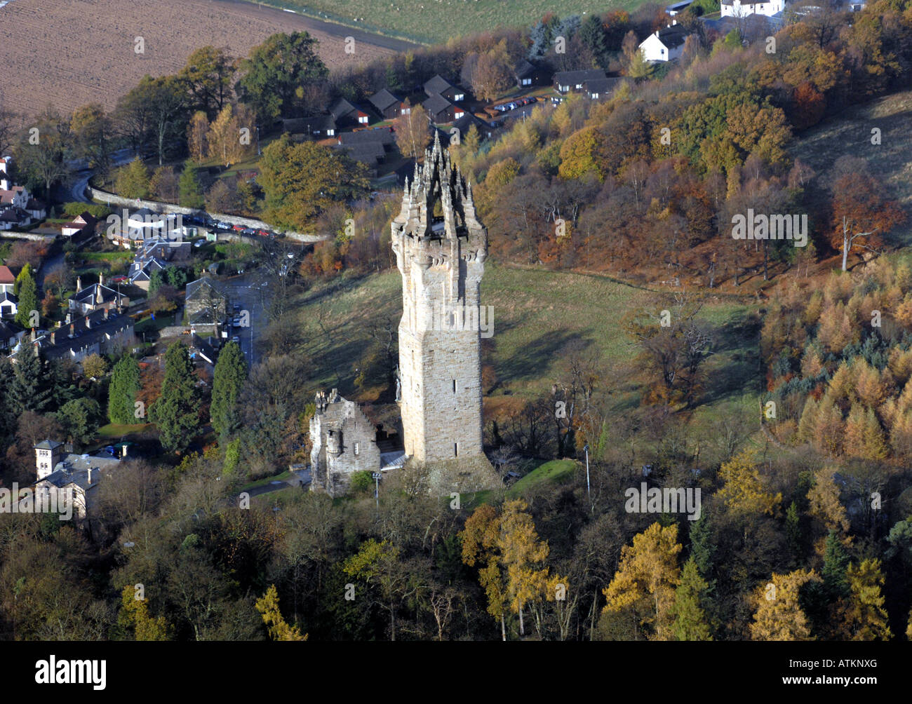 William wallace monument view hi-res stock photography and images - Alamy