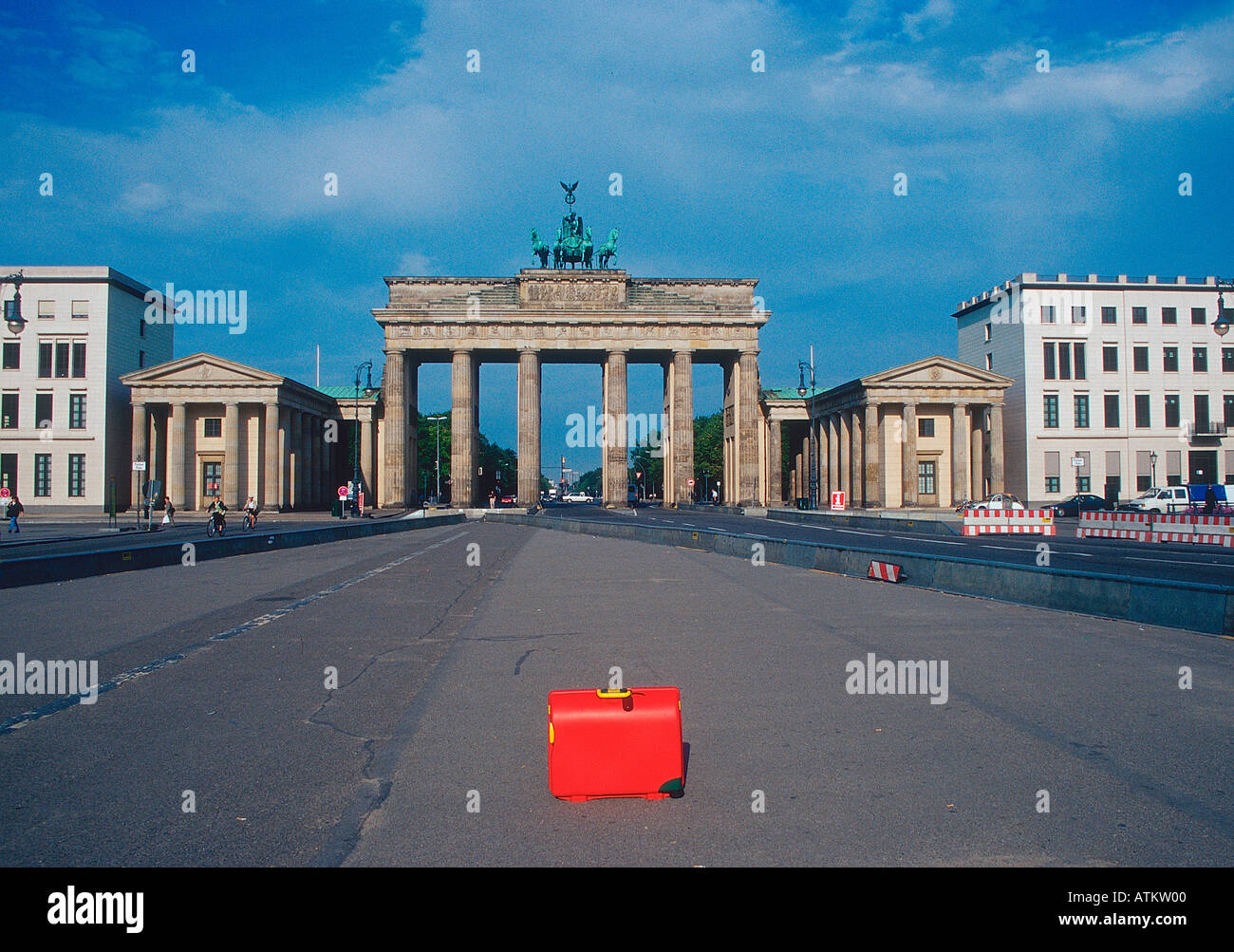 Parisian square / Berlin Stock Photo - Alamy