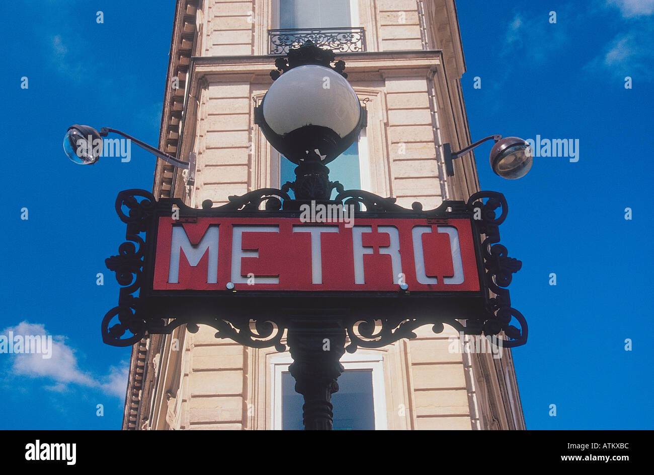 Sign of metro station Stock Photo - Alamy
