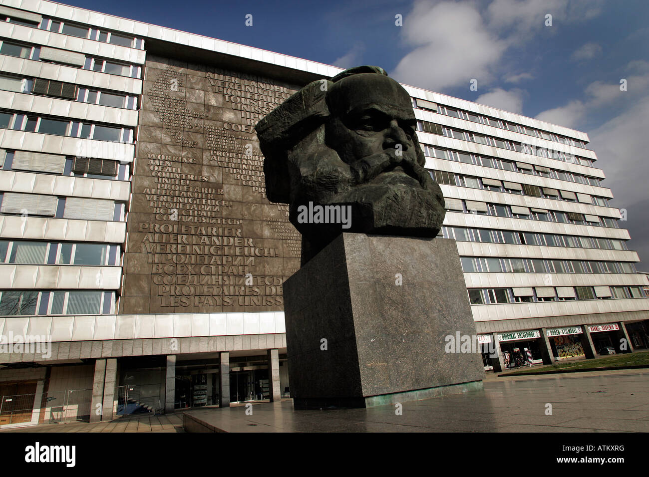 memorial of Karl Marx in Chemnitz Stock Photo - Alamy