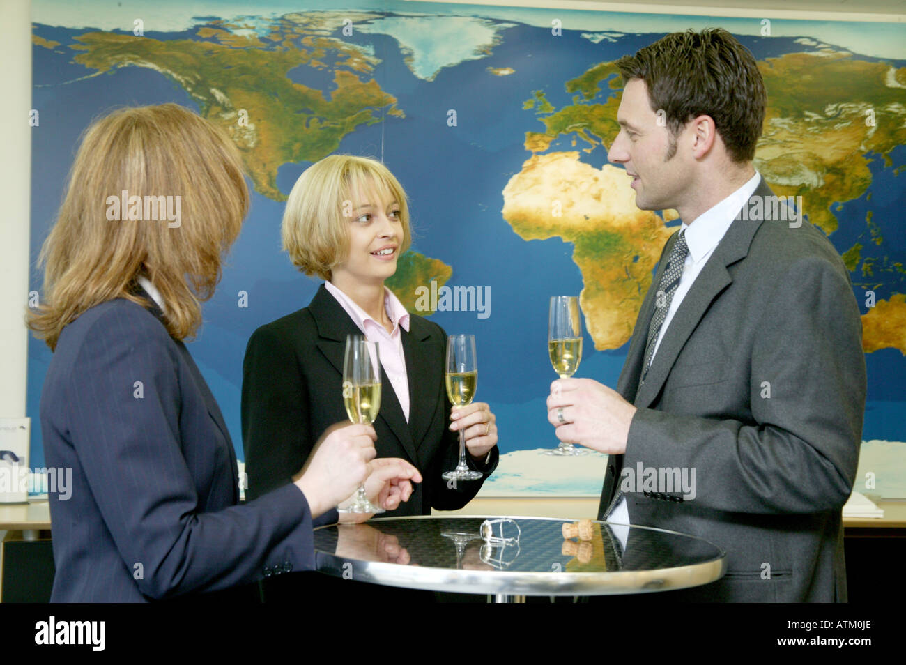 business people celebrating Stock Photo - Alamy