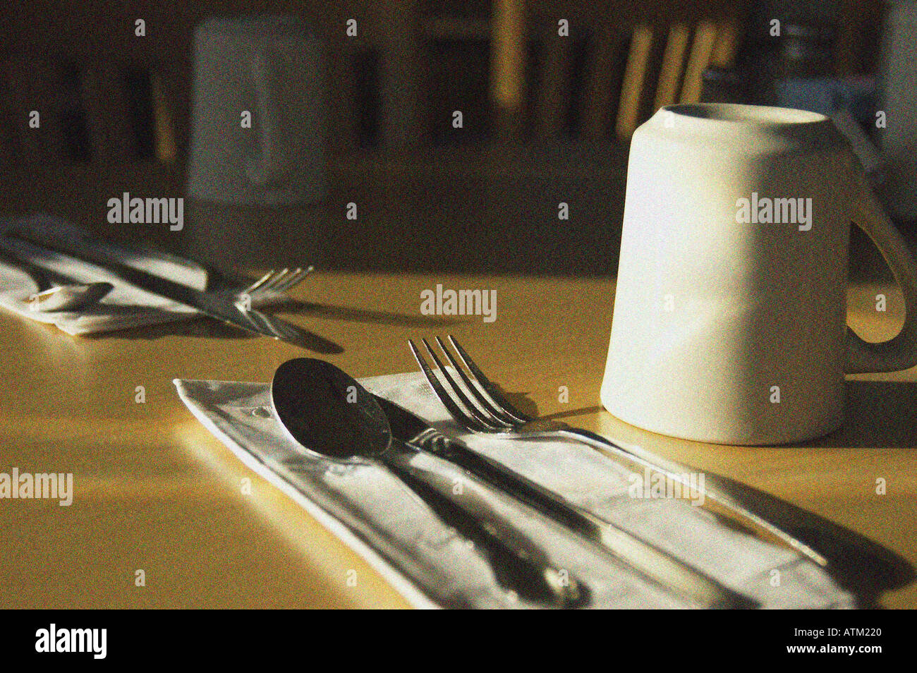 coffee table setting Stock Photo - Alamy