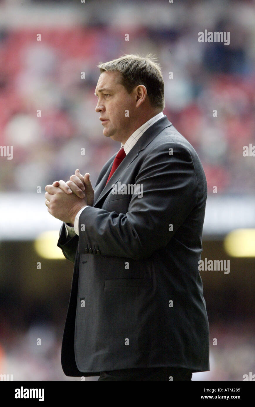 Welsh Coach Steve Hansen Wales and France Match Rugby Six Nations ...