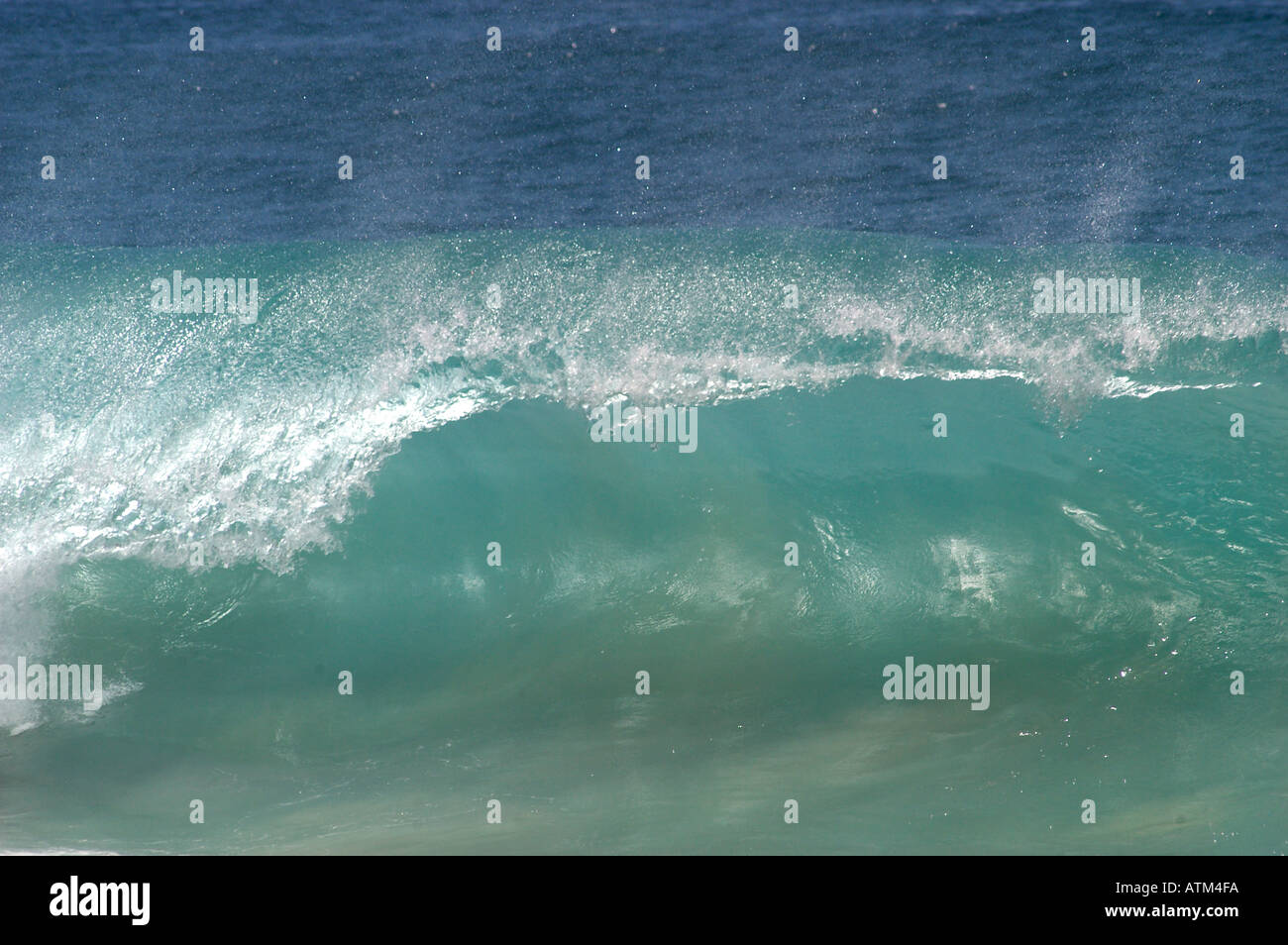 breaking ocan wave Stock Photo - Alamy