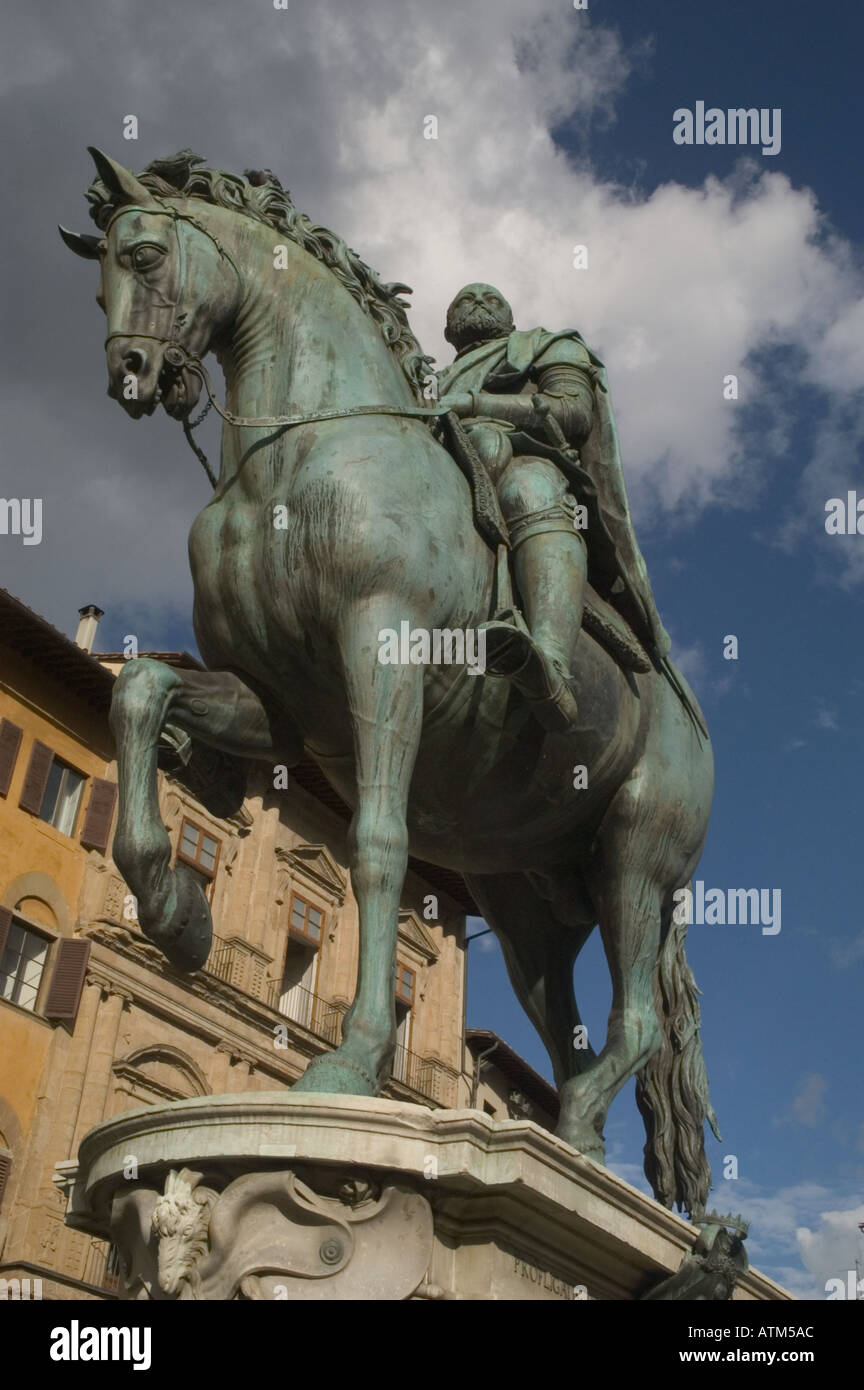 Statue of Cosimo I Florence Italy Europe Stock Photo - Alamy