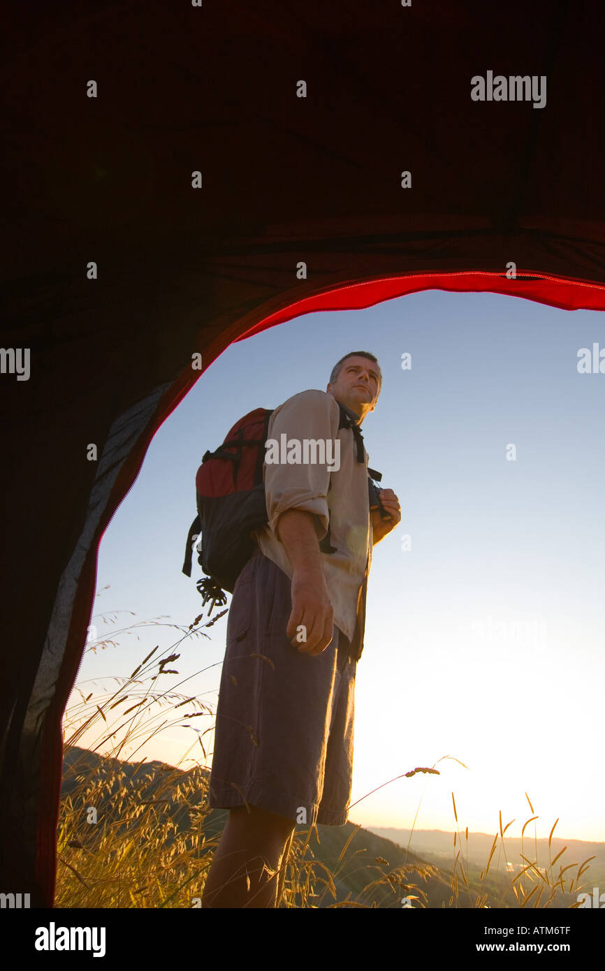 Silver tent hi-res stock photography and images - Alamy