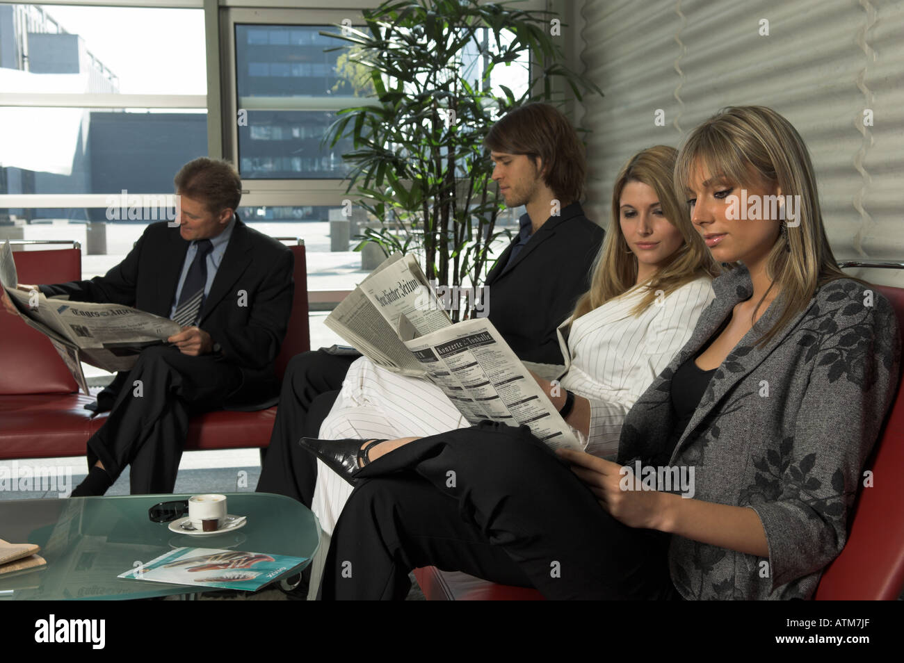 business people during break time Stock Photo - Alamy