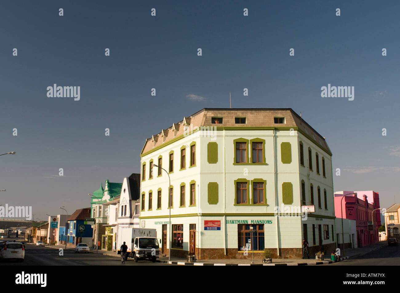 Houses in Luderitz Namibia Stock Photo - Alamy
