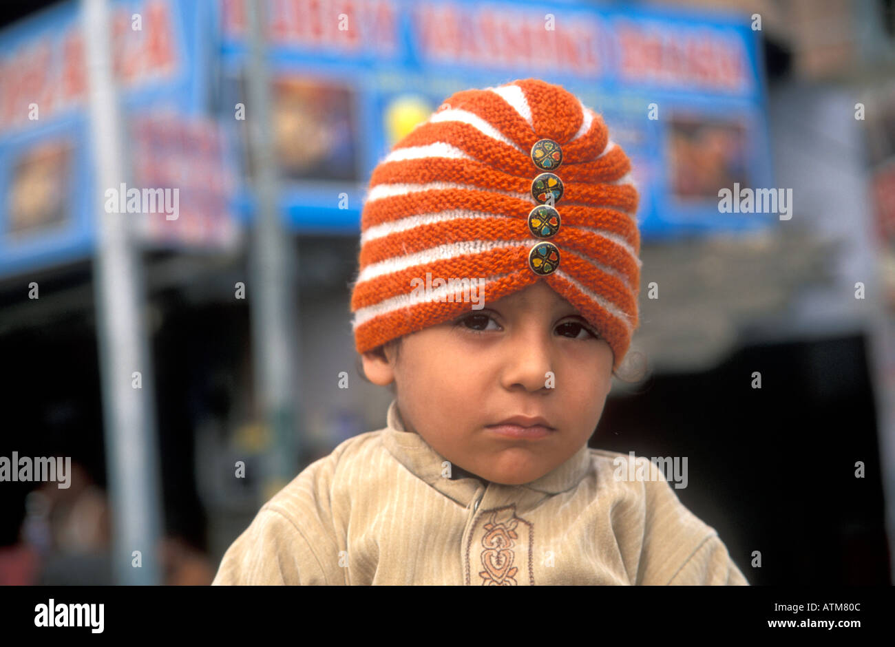 Baby turban sikh red hi-res stock photography and images - Alamy