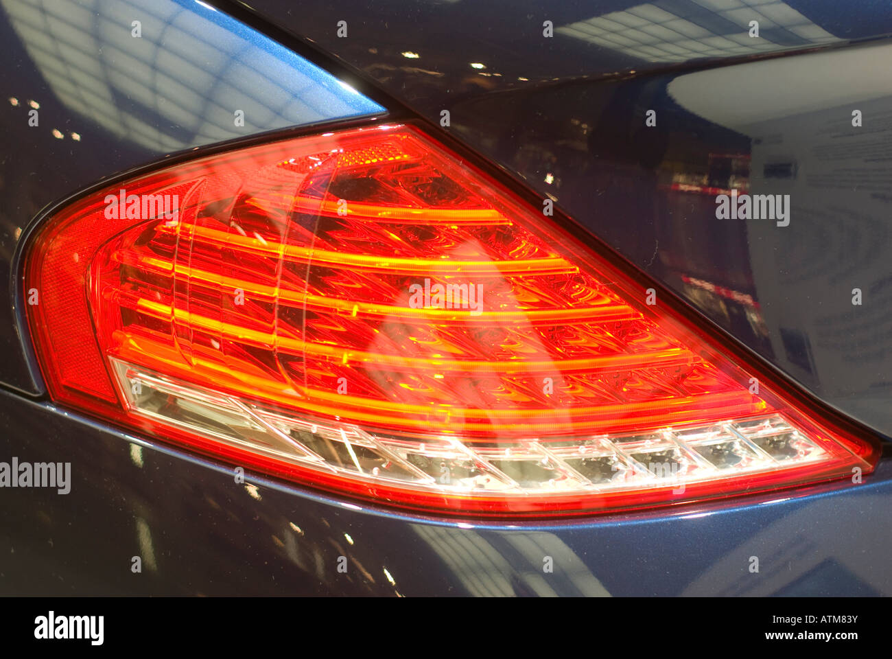 2007 BMW 635d coupe, view of rear Stock Photo - Alamy