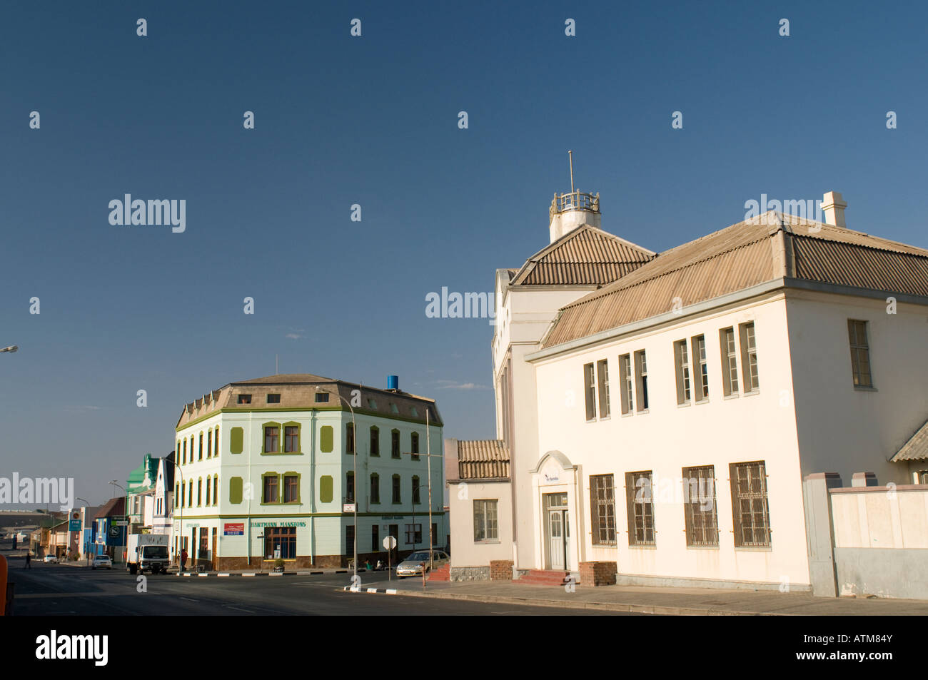 Houses in Luderitz Namibia Stock Photo - Alamy