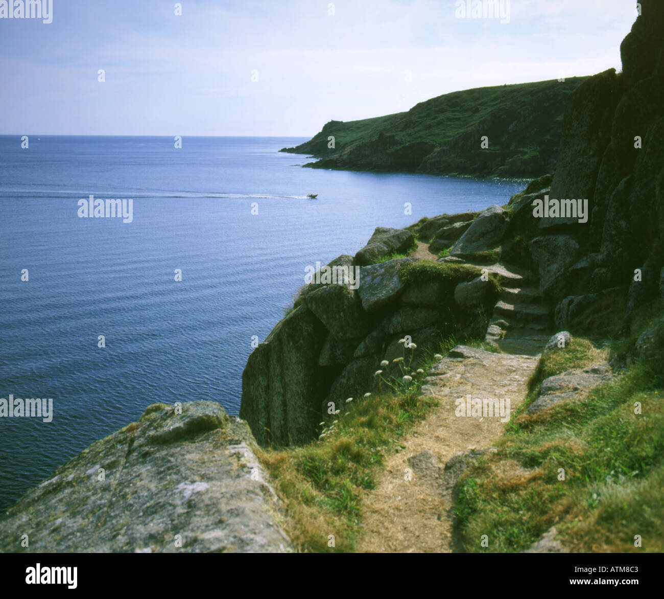 Lamorna boat hi-res stock photography and images - Alamy