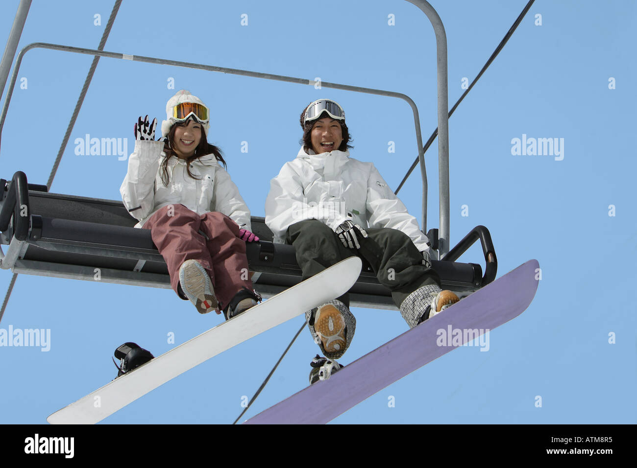 Cute Young Asian Snowboarder High Resolution Stock Photography and ...