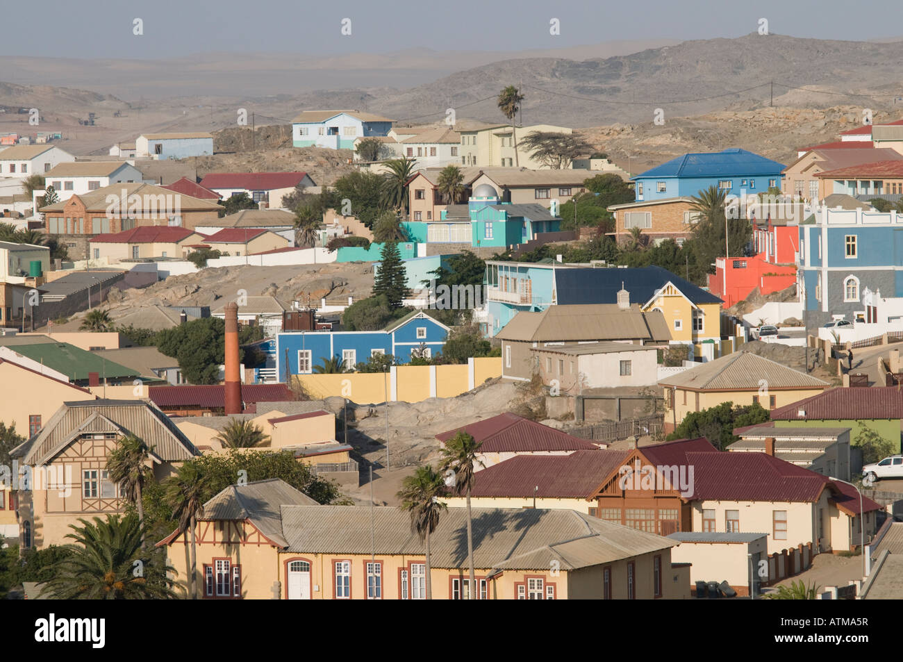 Luderitz rooftops hi-res stock photography and images - Alamy