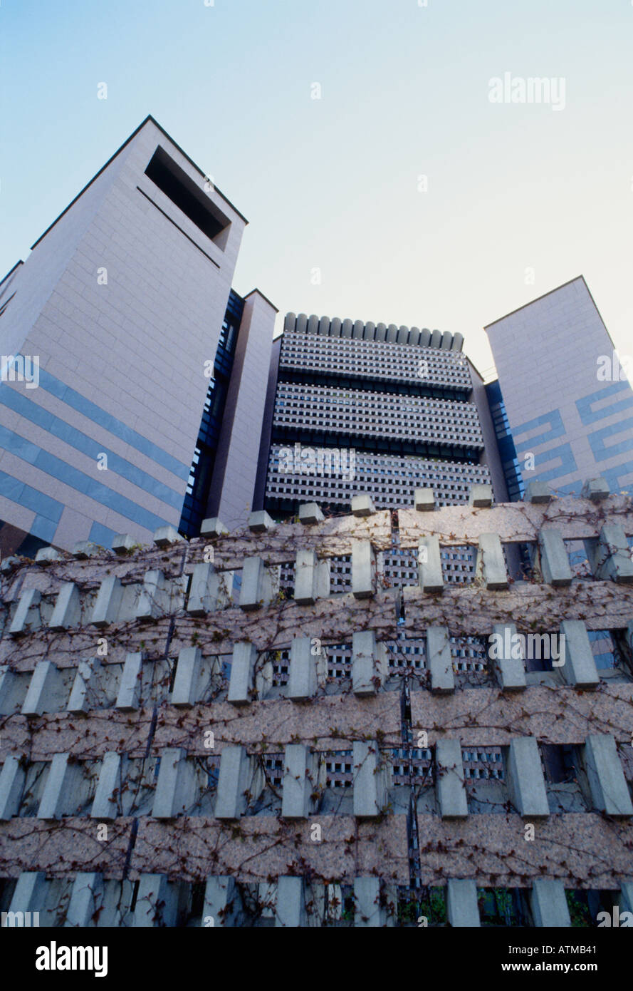 Lugano Canton Ticino Switzerland Mario Botta Gottardo Bank Stock Photo - Alamy