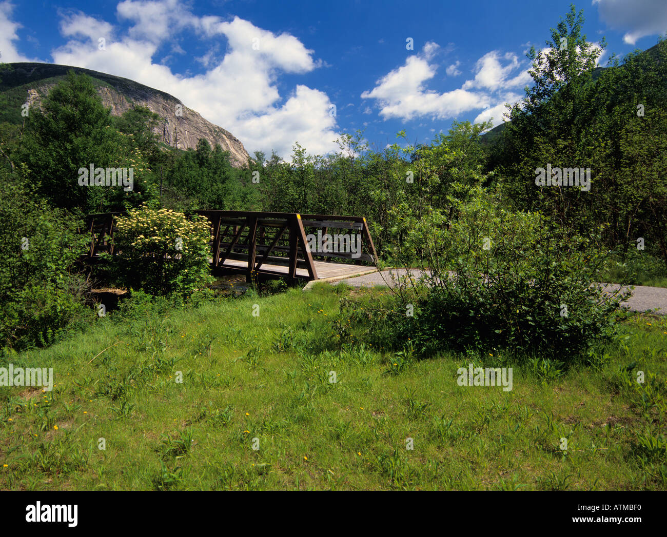 Franconia Notch State Park - Scenic view along the Franconia Notch Bike ...