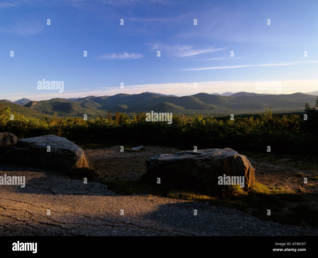 Scenic Views from Bear Notch Road backcountry wilderness White Mountain ...