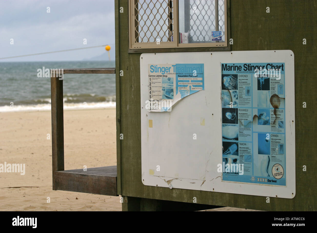 Australia jellyfish warning sign hi-res stock photography and images ...