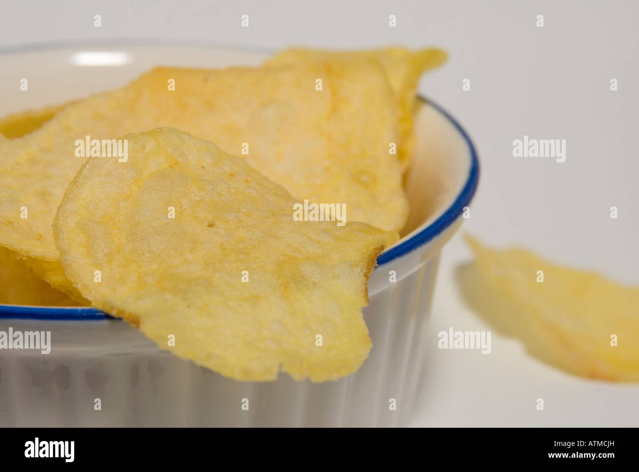 bowl of crisps Stock Photo - Alamy