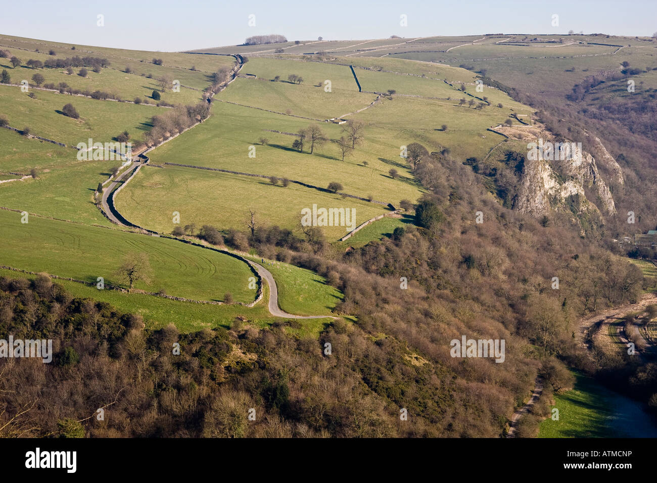 Manifold Valley near Grindon, Peak District, Staffordshire Stock Photo ...