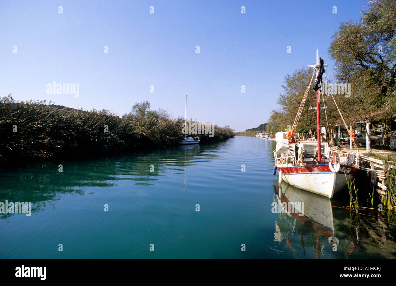 greece epirus the acheron river Stock Photo - Alamy