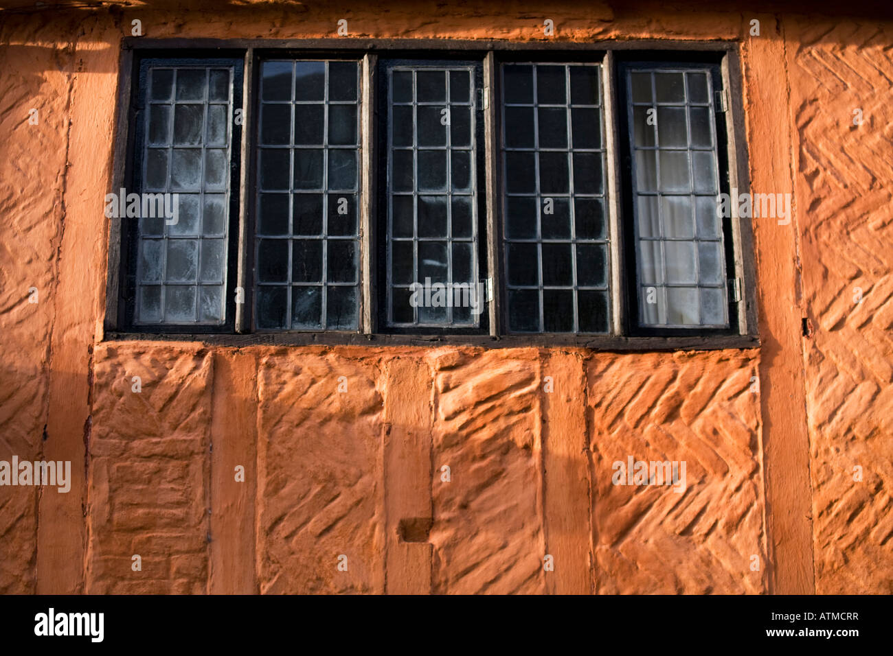 A window in the wall of an old house in Nelson Street in Old Lynn the ...