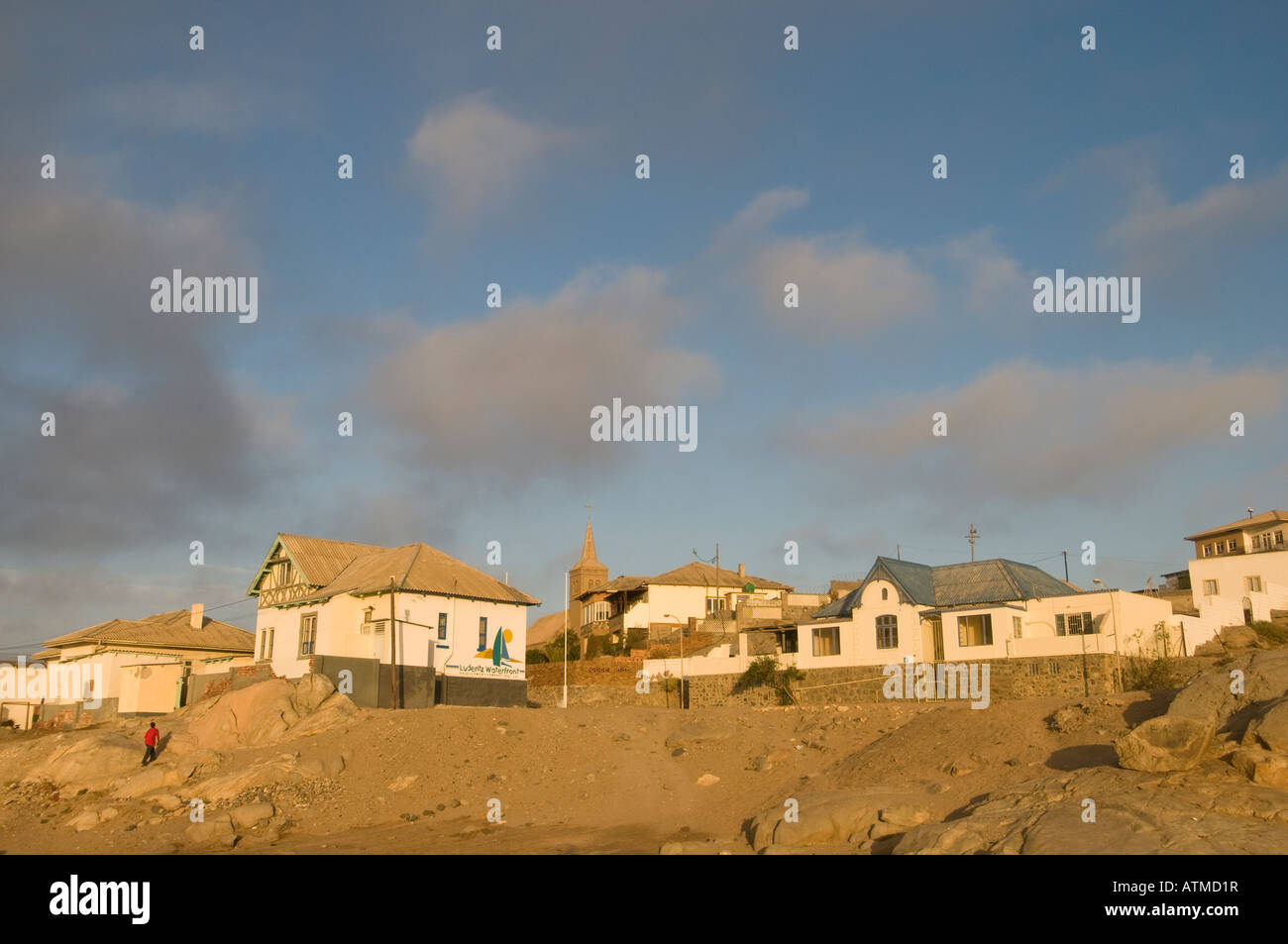 Houses in Luderitz Namibia Stock Photo - Alamy