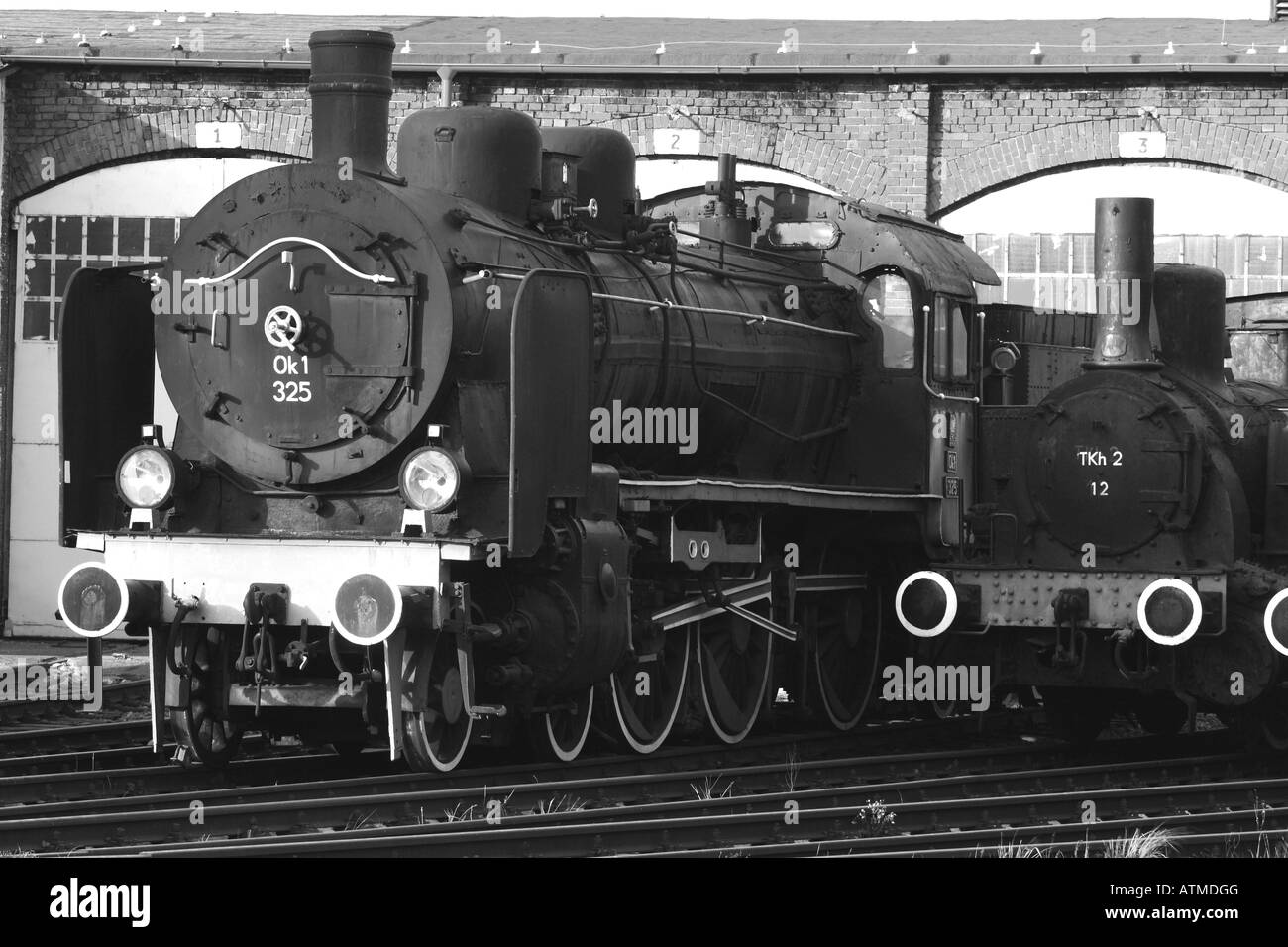 Steam engines locomotives Stock Photo - Alamy