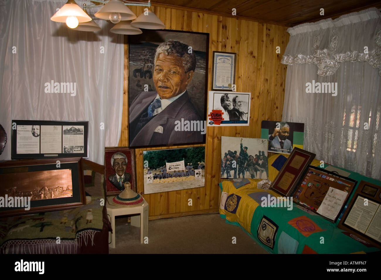 The Nelson Mandela museum in the Township of Soweto, South Africa Stock ...