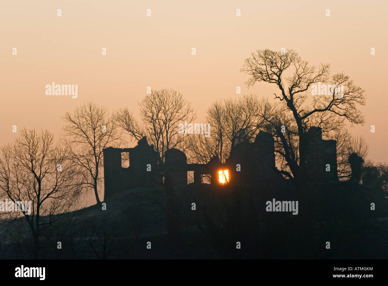 The remains of medieval Stapleton Castle (Herefordshire), near ...