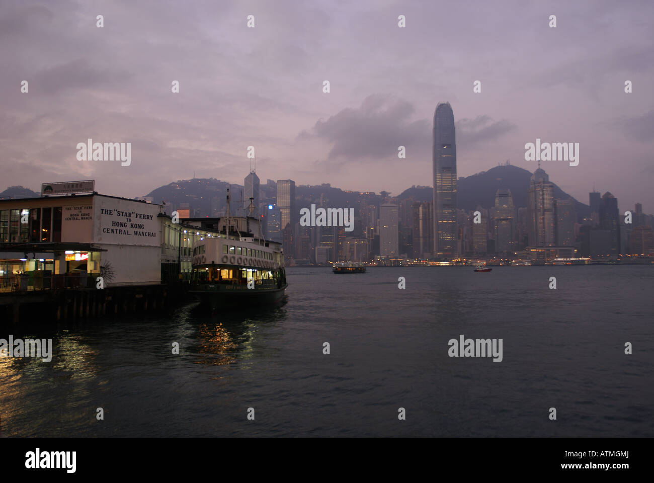 Star Ferry terminal Kowloon Stock Photo - Alamy