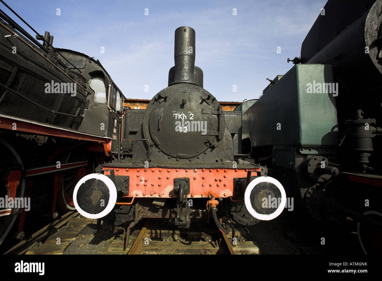 Steam engine locomotive Tkh 2 from 1883 Stock Photo - Alamy