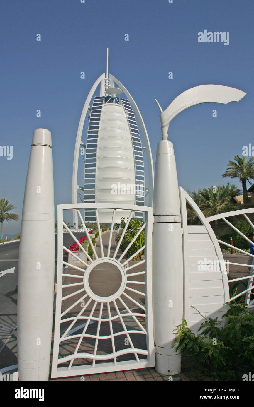 Entrance gate hotel burj al hi-res stock photography and images - Alamy