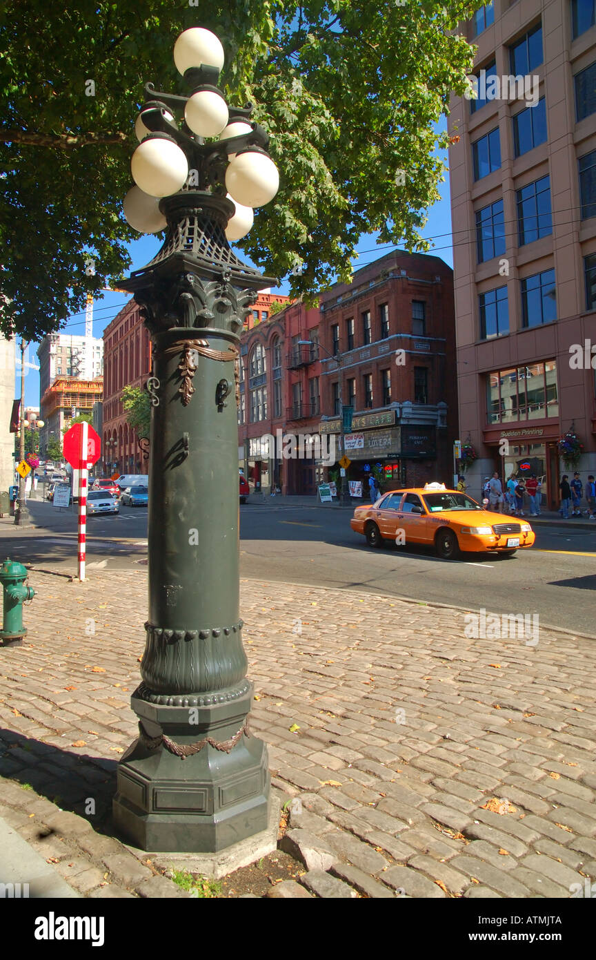 Pioneer Square in downtown Seattle Stock Photo - Alamy