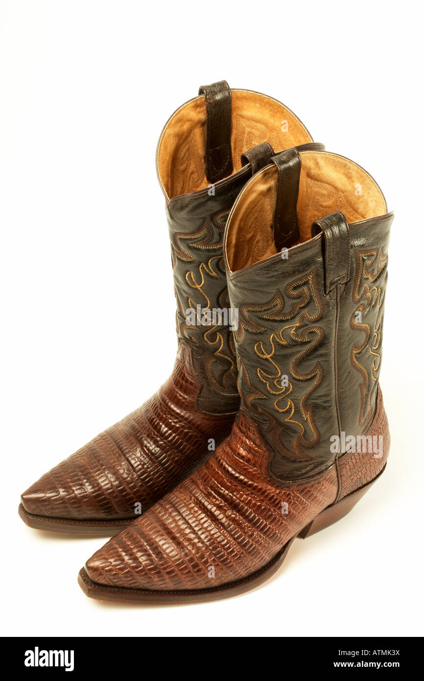 Snakeskin Cowboy Boots High Resolution Stock Photography and Images - Alamy