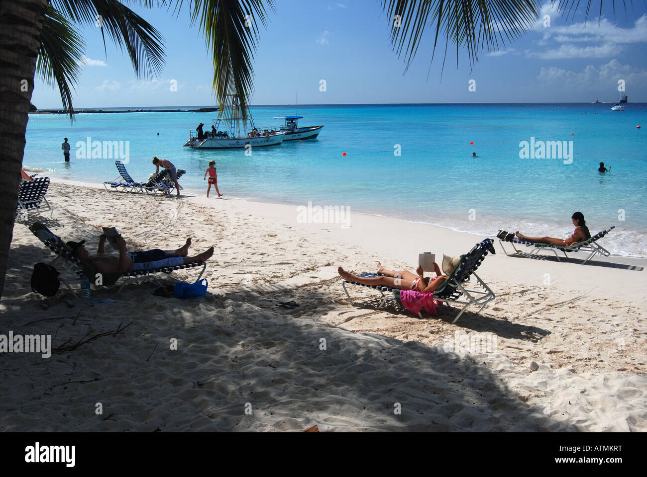 Pebbles Beach, Barbados Caribbean Stock Photo - Alamy