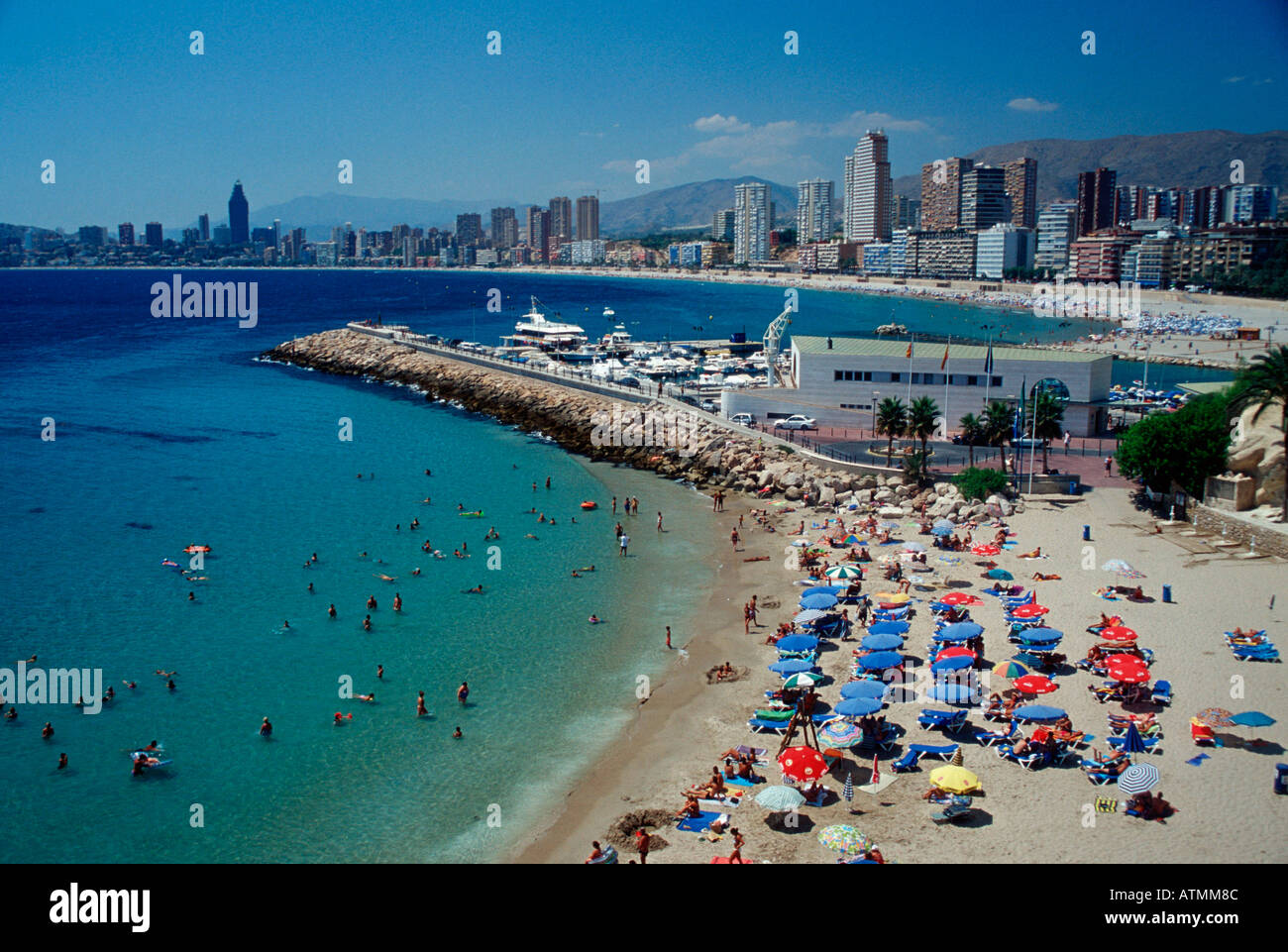 Benidorm harbour hi-res stock photography and images - Alamy