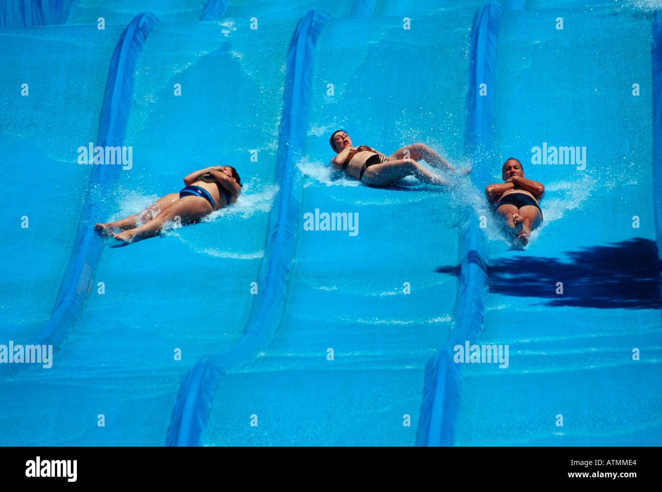 Water Slide / Benidorm Stock Photo - Alamy