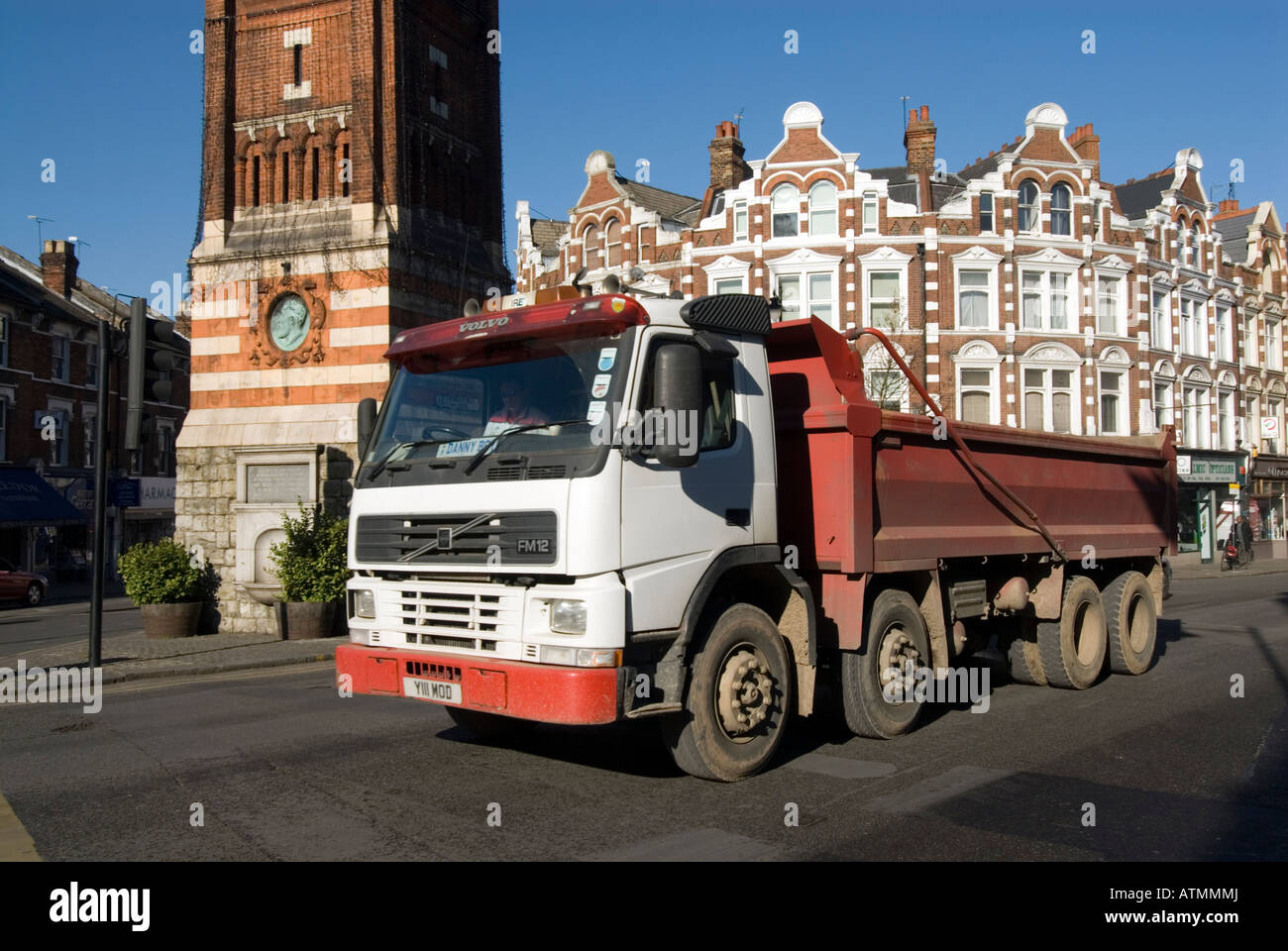 Lorry in town centre London England UK Stock Photo - Alamy