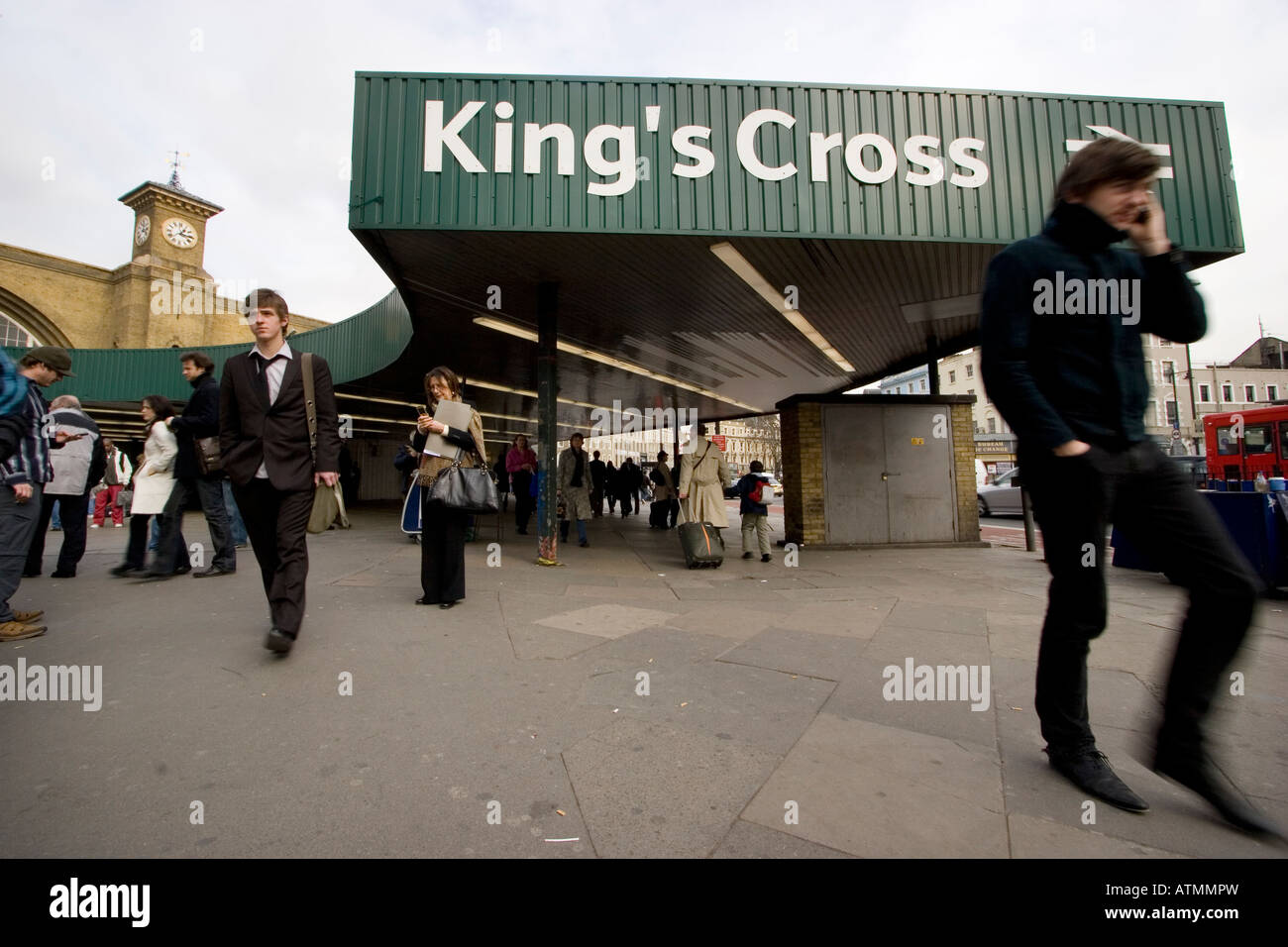 Kings Cross station exterior main line railway station that links UK ...