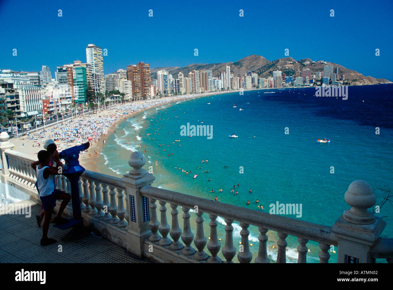 Playa de Levante / Benidorm Stock Photo - Alamy