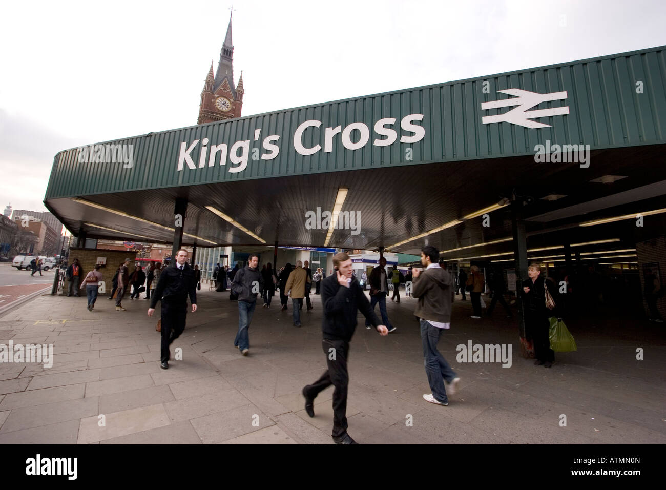 Kings Cross station exterior main line railway station that links UK ...
