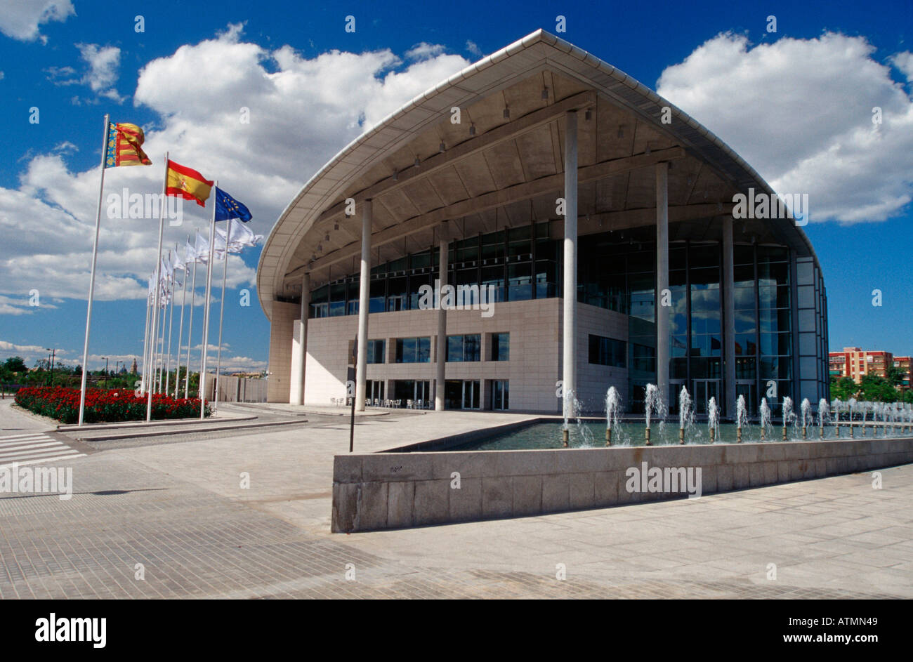 Congress palace valencia costa blanca spain architekt hi-res stock ...
